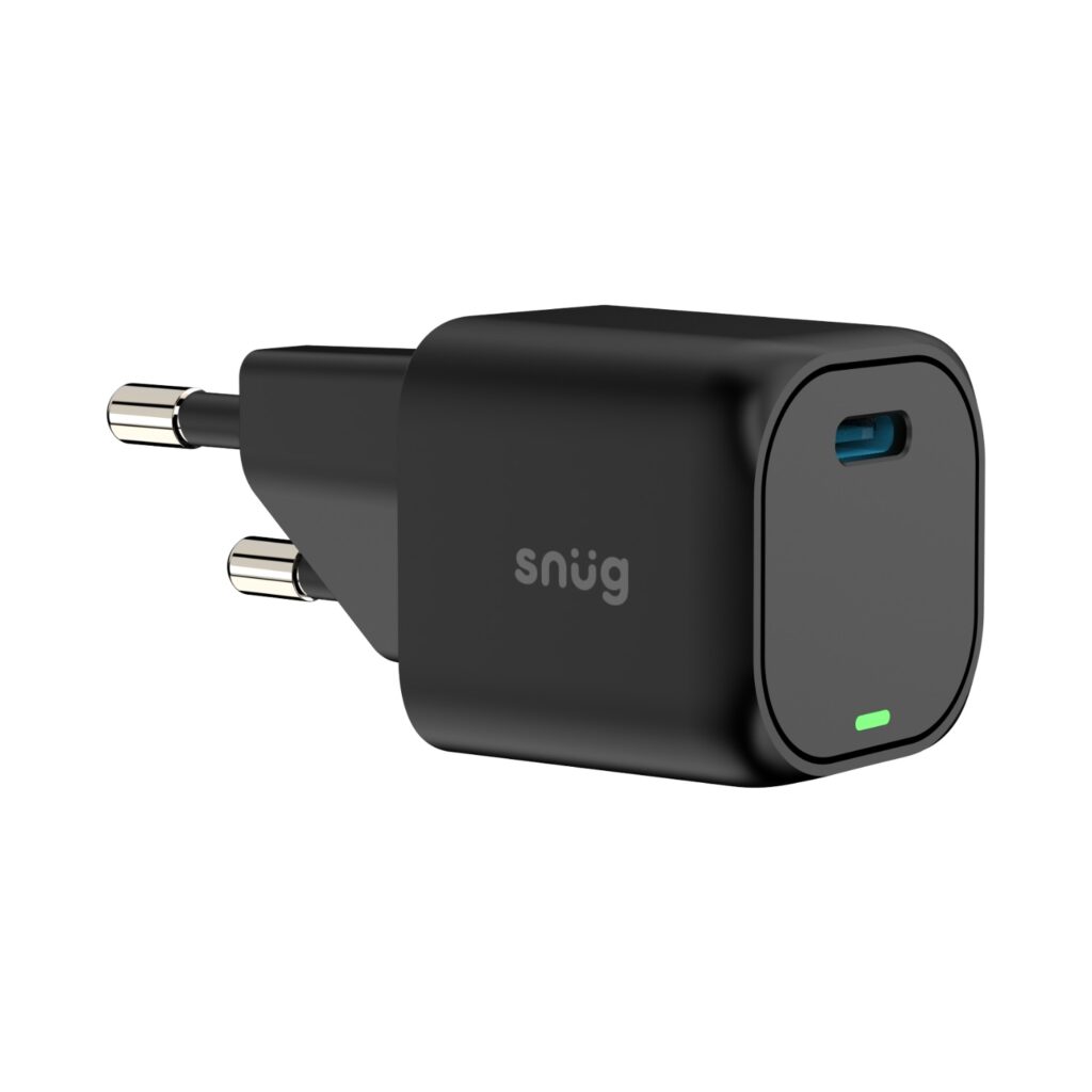 25W Snug Mini USB C PD Wall Charger - 1 Port Black | South Africa