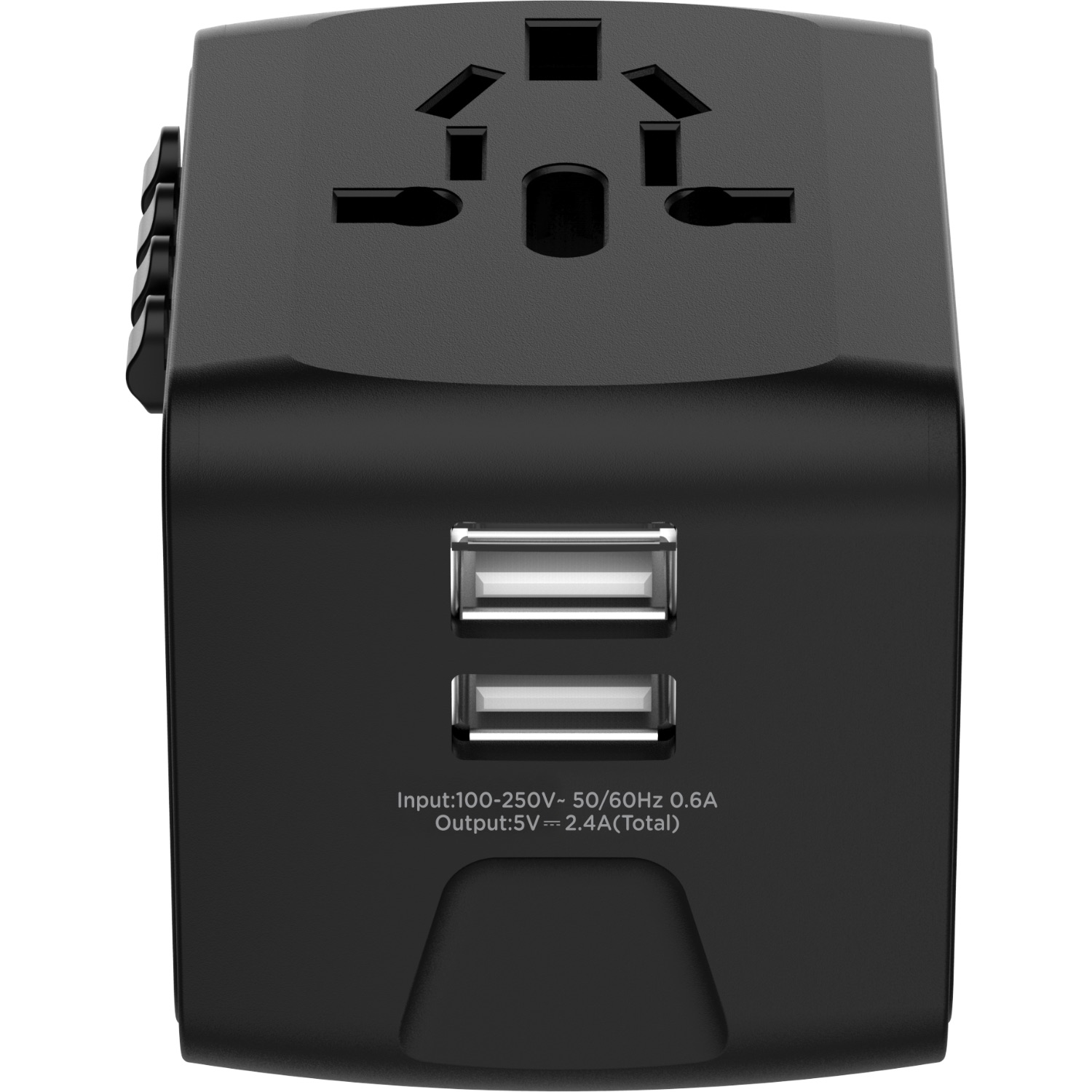 SNUG 12W 2 Port Universal US AUS UK EU Plug Travel Adapter - GotYouCovered