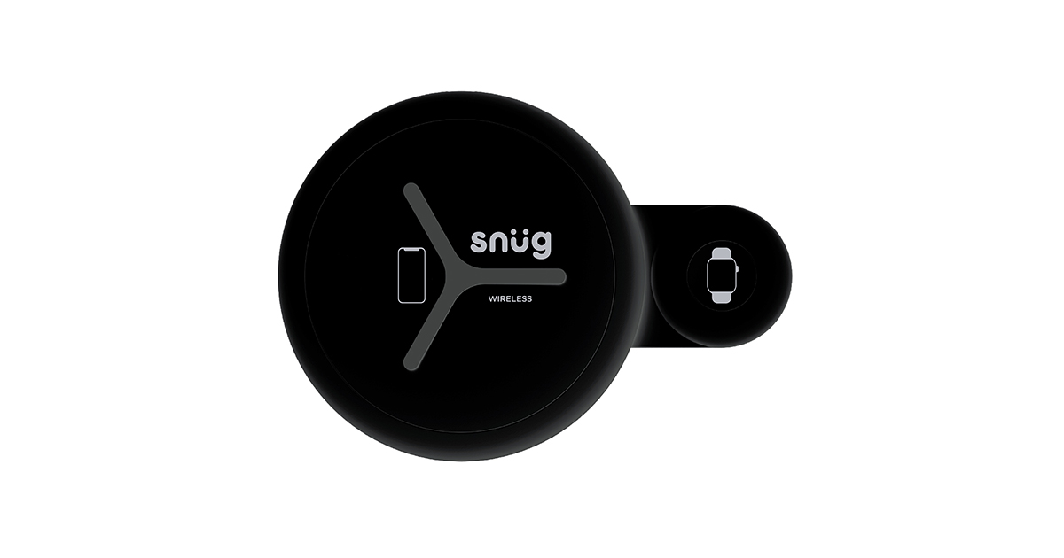 Snug 15W Wireless Charger - Charging Pad - Black