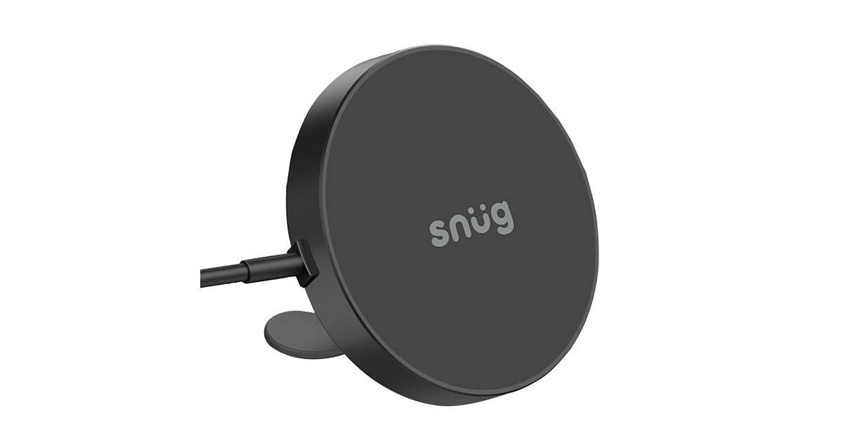 Snug 10W Magnetic Wireless Charger with Stand | Black